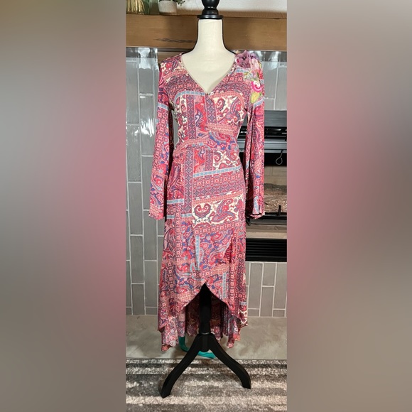 Aratta | Dresses | Aratta Silent Journey Multi Color Embroidered Back ...